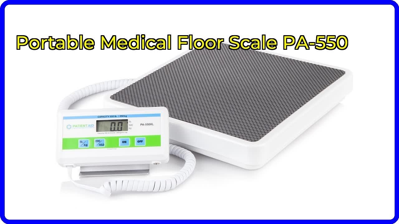 Review: Portable Medical Floor Scale PA-550. First Look. - YouTube