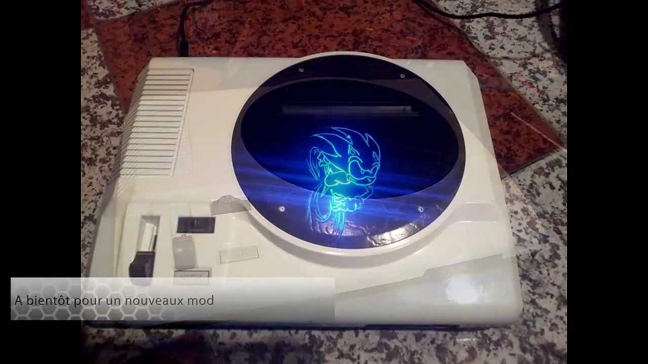 custom console Megadrive - YouTube