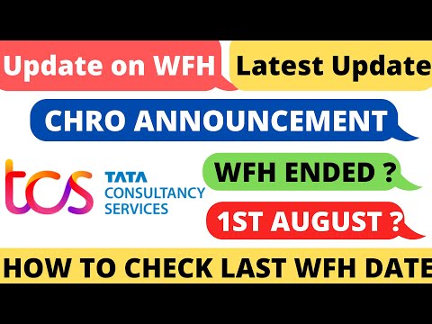 tcs work from office 2022 | tcs wfh update | tcs work from office ...