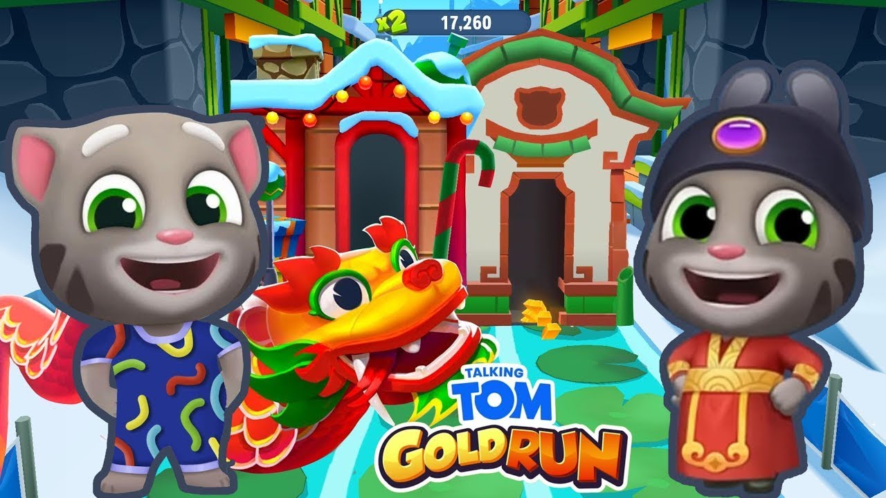 Talking Tom Gold Run - Snake Off Tom vs Fortune Tom in Water Village ...
