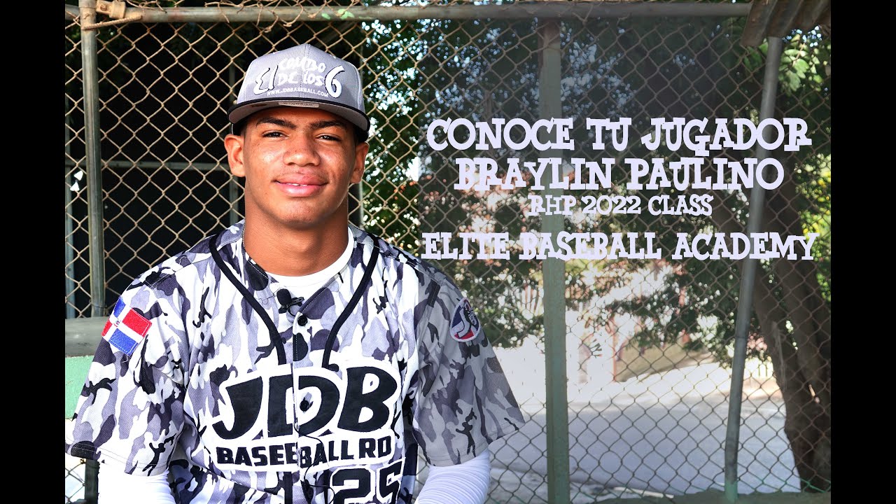 CONOCE TU JUGADOR " Braylin Paulino RHP 2022 Class From ELITE BASEBALL ...