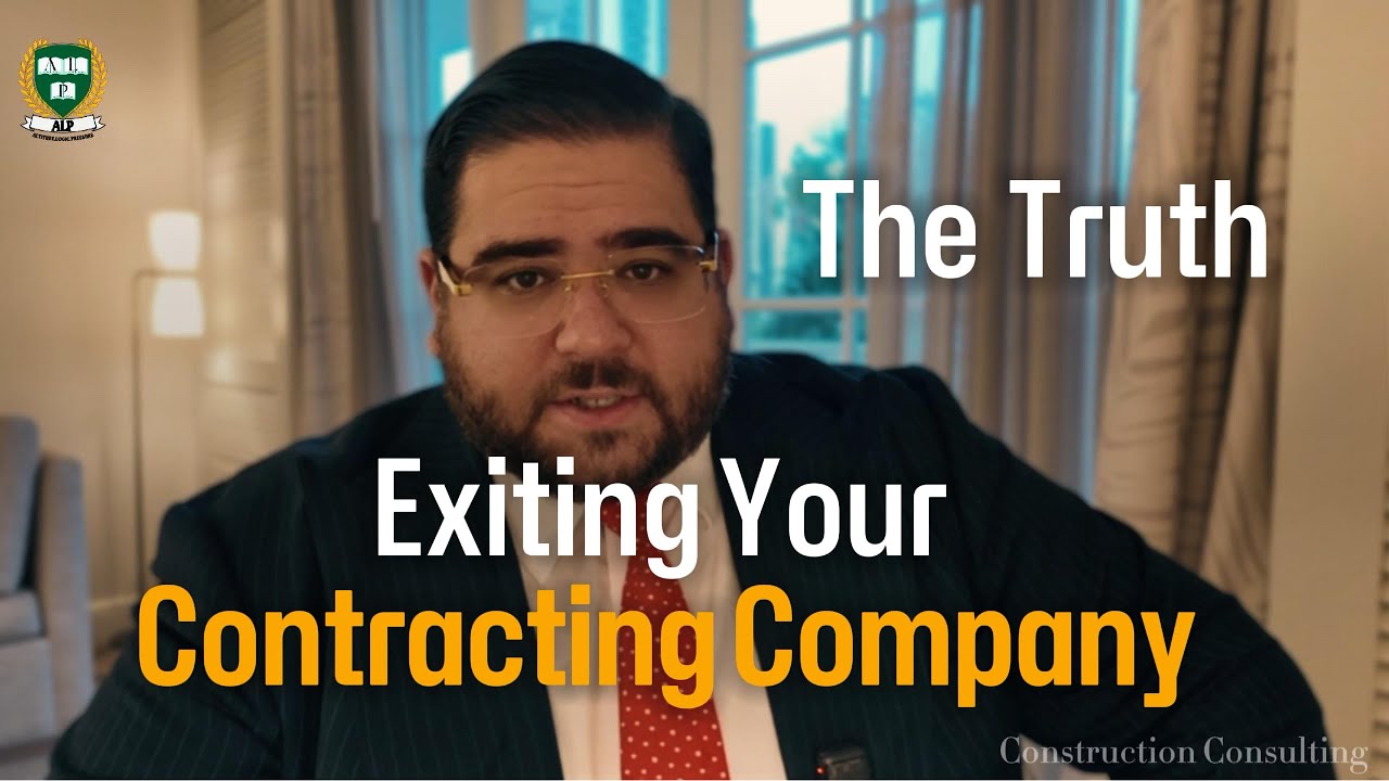 How To Exit Your Contracting Company - YouTube