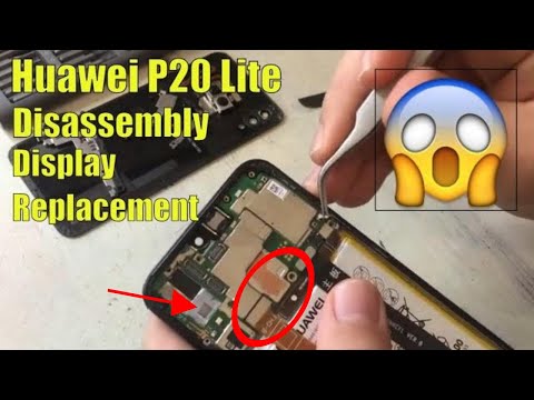 [Guide] Restore Huawei P 20 Lite replacement display lcd e frame total disassembly