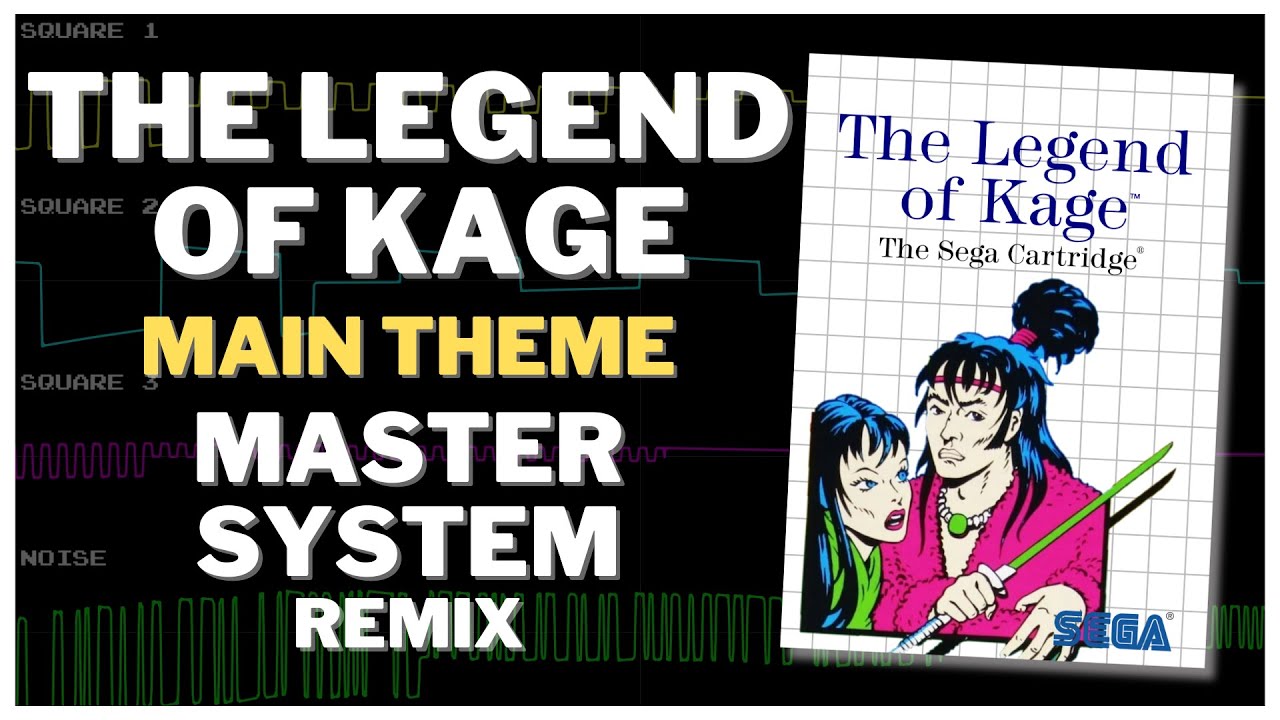The Legend of Kage - Main Theme (Master System SN76489 remix) - YouTube