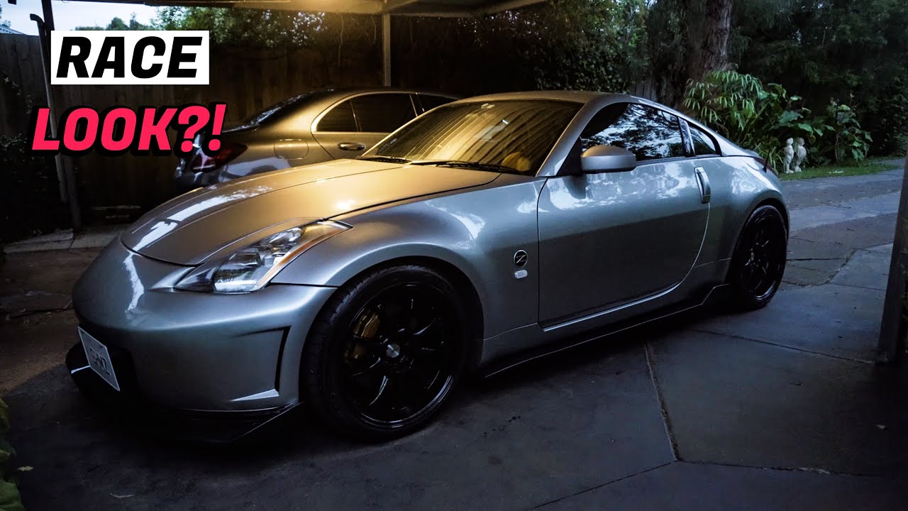 350Z Side splitter install! - YouTube