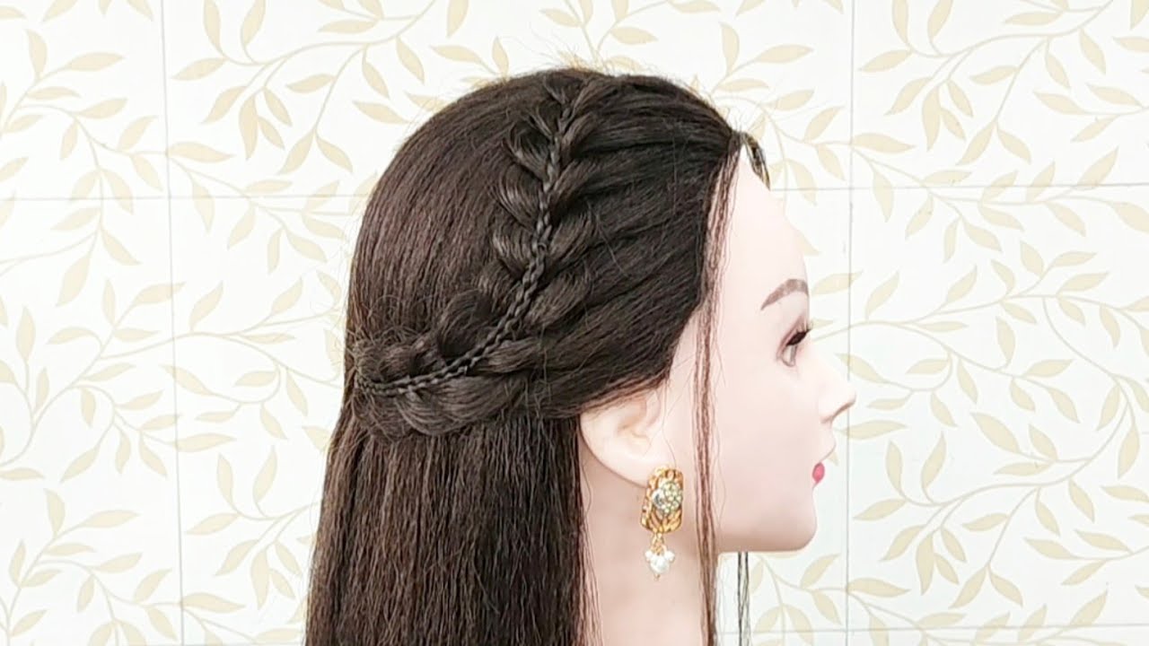2 Quick New Open Hairstyles For Party | Simple & Easy Open Hairstyles ...