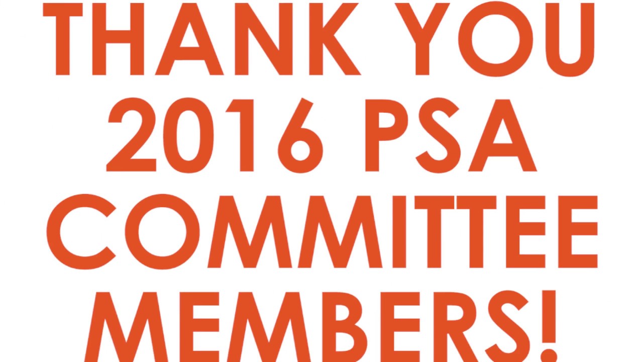 Committees Thank You 2016 - YouTube