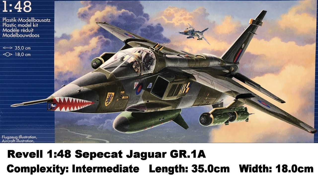 Revell 1:48 Sepecat Jaguar GR.1A Kit Review - YouTube