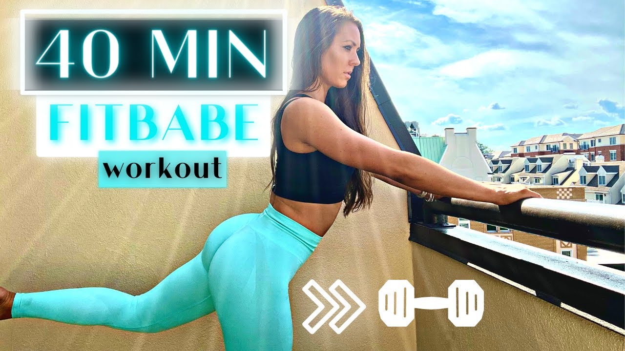 40 MIN FITBABE WORKOUT | BEGINNER FULL BODY STRENGTH + SCULPT ...