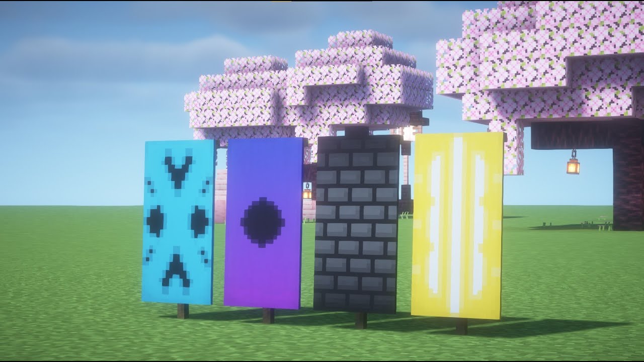 | Beautiful flag design in Minecraft | | Гарні прапори в Майнкрафт ...