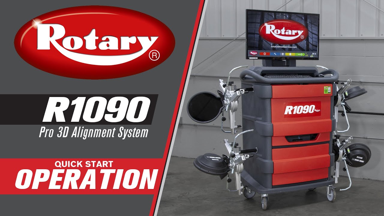 Rotary R1090 Alignment System: Operation - YouTube