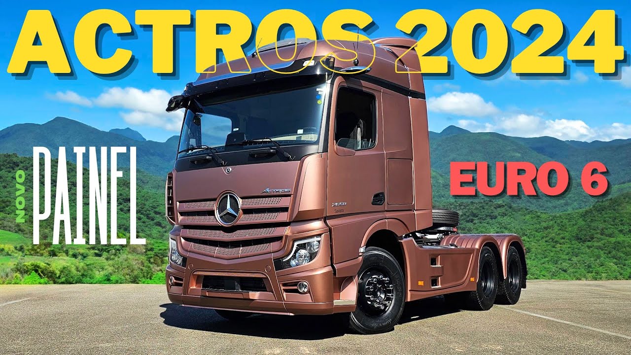 Novo Actros 2653 euro 6 com novo painel e retrovisor por camera! PACOTE ...