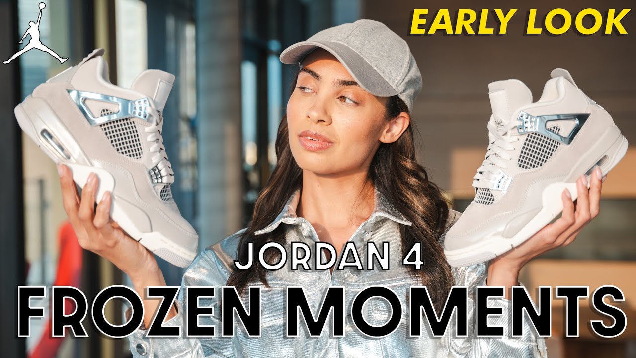 One of 2023's BEST SNEAKERS? World-exclusive Jordan 4 Frozen Moments ...