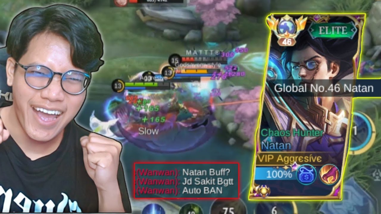 NATAN BUFF JADI OP! TUTORIAL MAIN NATAN DI PATCH TERBARU 2023 | TOP GLOBAL NATAN | MLBB - YouTube