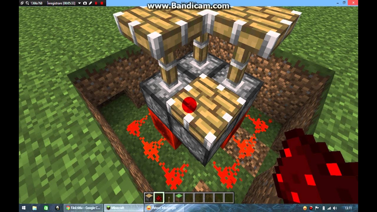 Cum sa faci o masa an Minecraft...etc... - YouTube