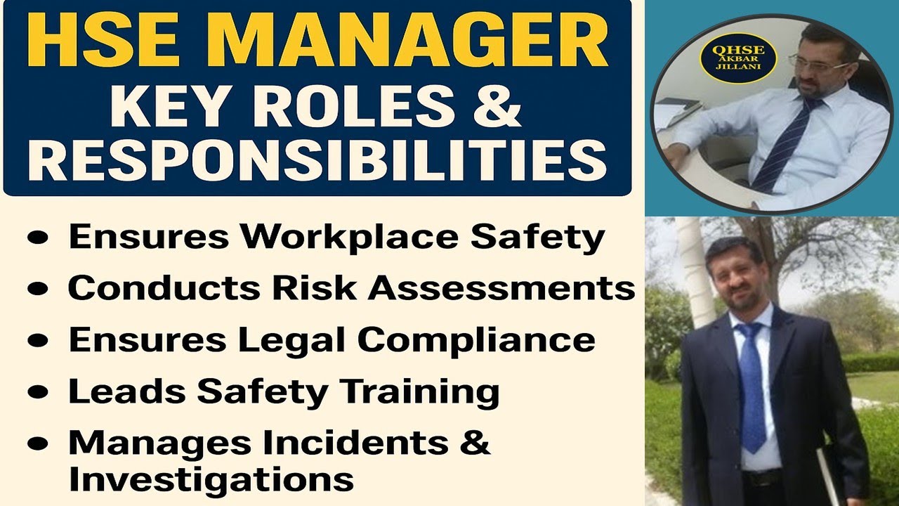 Safety/HSE Manager Roles & Responsibilities Explained | Key Duties of ...