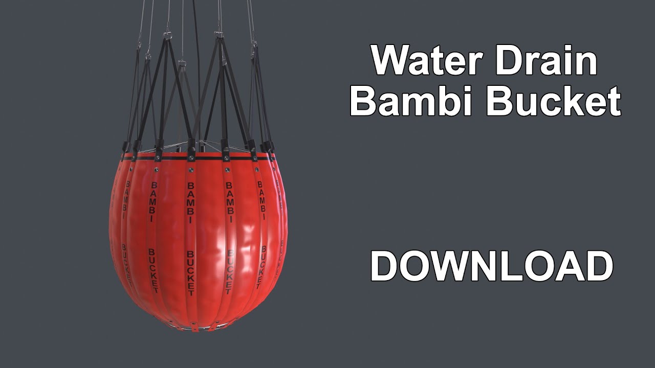 Water Drain Unit Bambi Bucket - YouTube