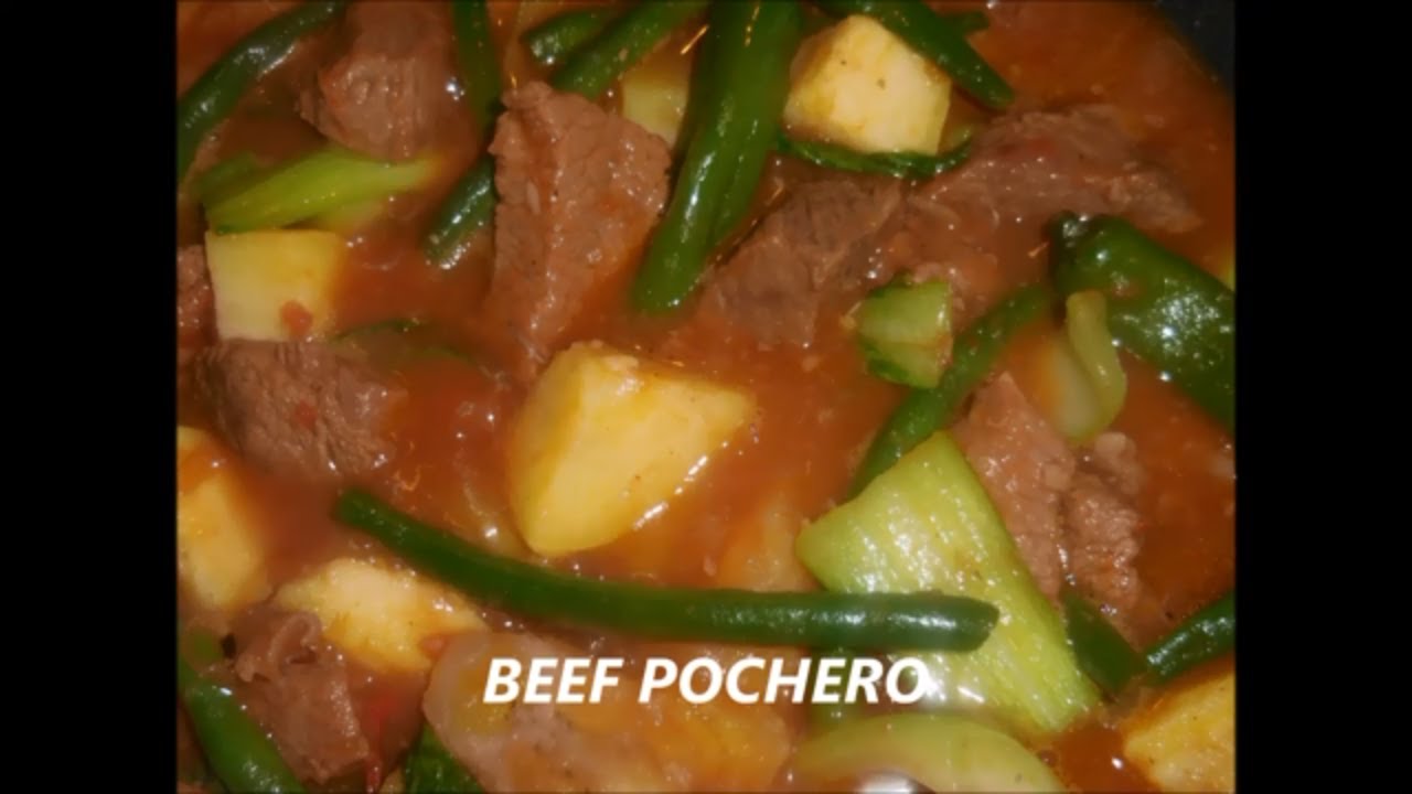 BEEF POCHERO delicious and easy to make at home - YouTube