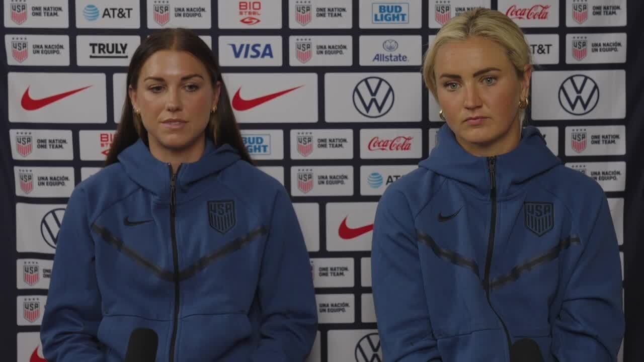 WNT World Cup Send Off Media Availability: Lindsey Horan and Alex ...