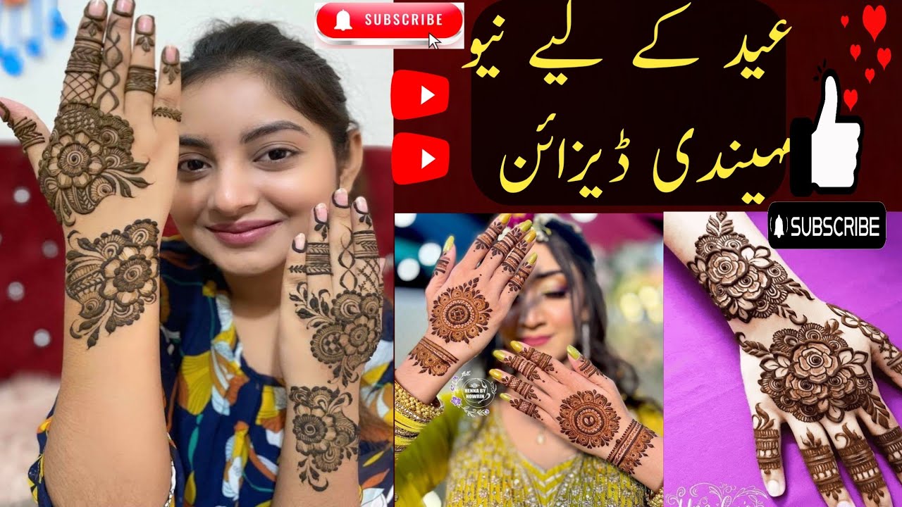 Mahanadi design for Eid|Easy top Arabic Mahanadi design#Wedding Dulhan ...