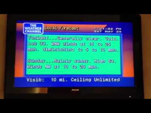 (RARE!) Weatherstar 4000 on TWC - YouTube