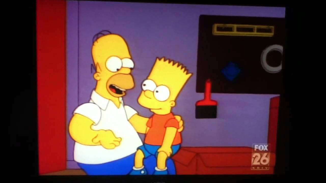 The Simpsons Homer talks to Bart - YouTube