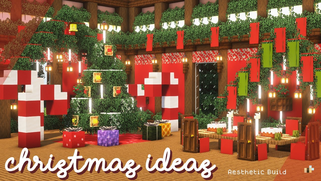 Minecraft: How To Build a 🎄 Christmas Tree 🎄 6 Christmas Ideas ⛄ ...
