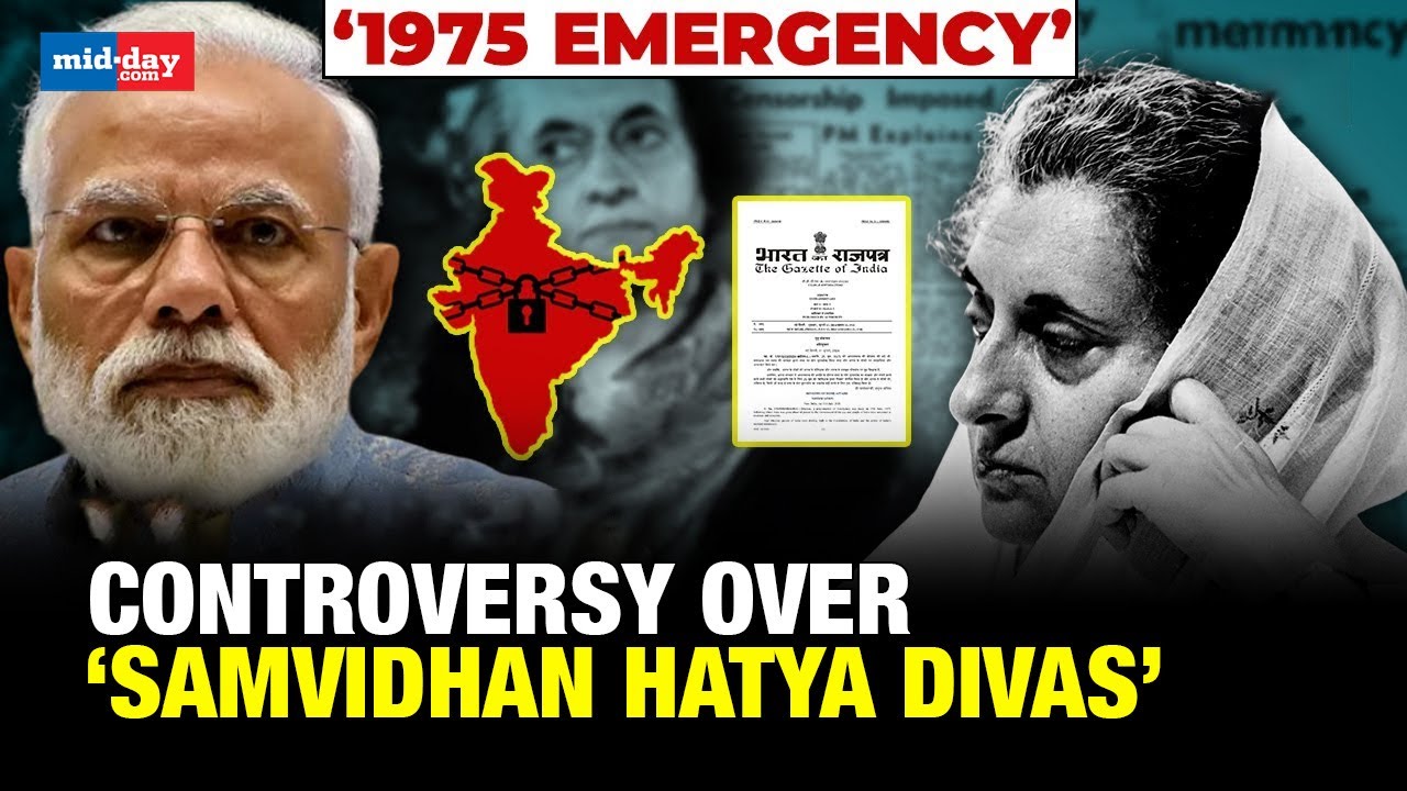 Centre declares June 25 as ‘Samvidhan Hatya Divas’ to commemorate ‘1975 ...