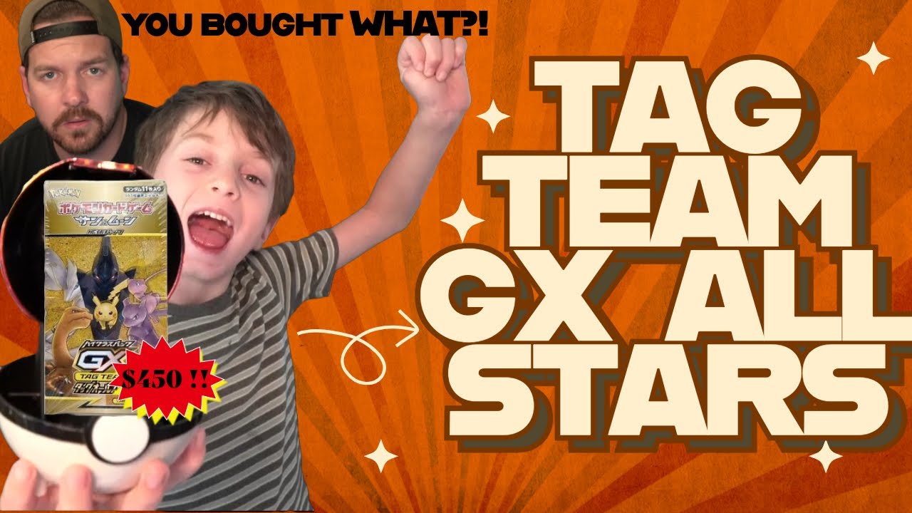 Tag Team GX All Stars Booster Box. He finally did it.... - YouTube