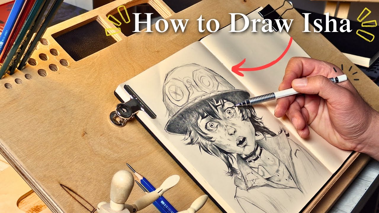 Turning Isha into an Anime Sketch – Must See! - YouTube