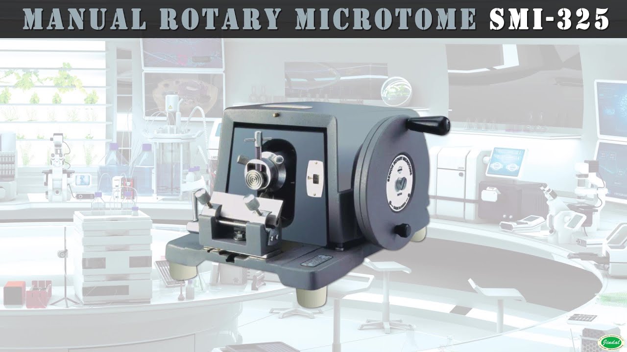 Manual Rotary Microtome | HistologyLab - YouTube