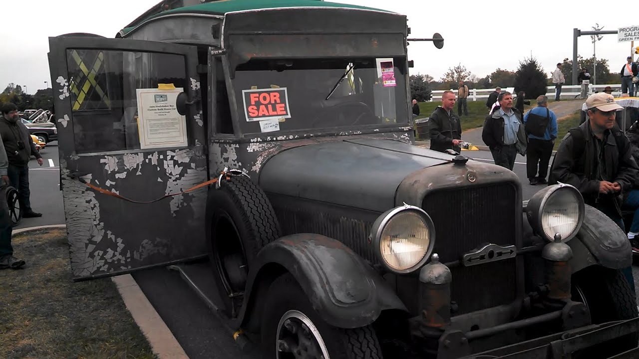 1929 Studebaker Bus House Car at the 2013 AACA Hershey Fall Meet - YouTube