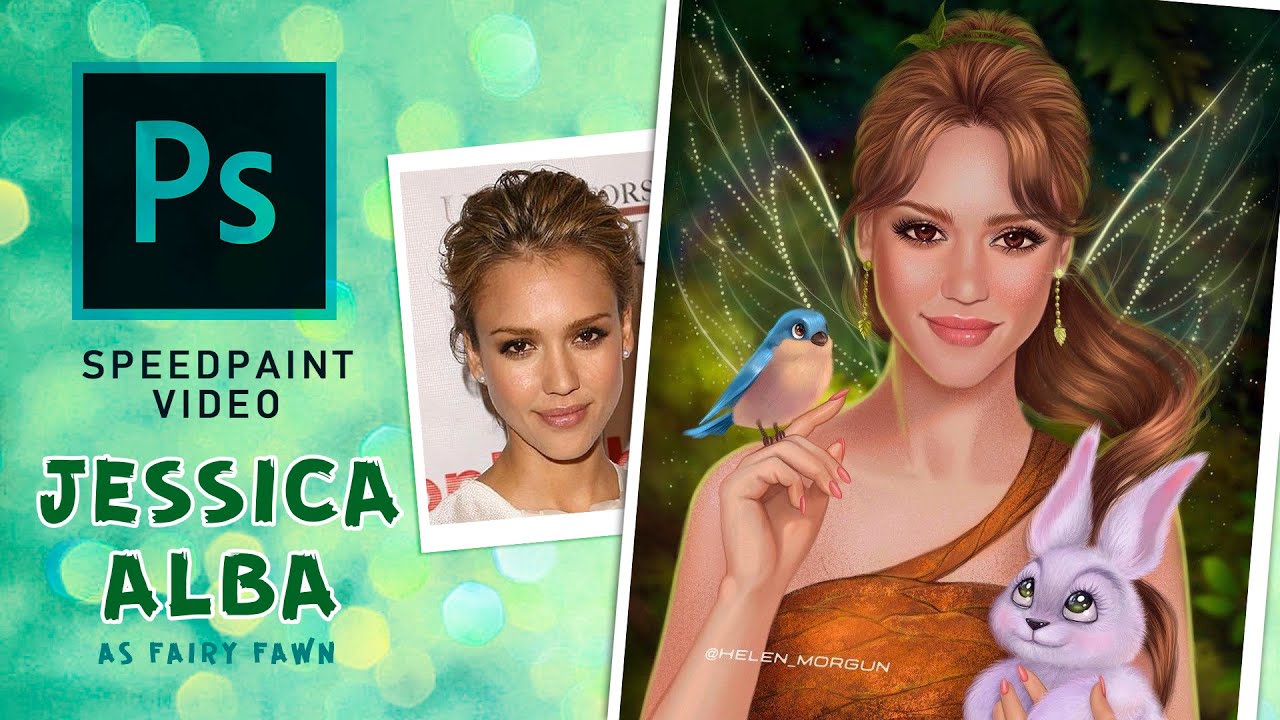 Jessica Alba as fairy Fawn - YouTube