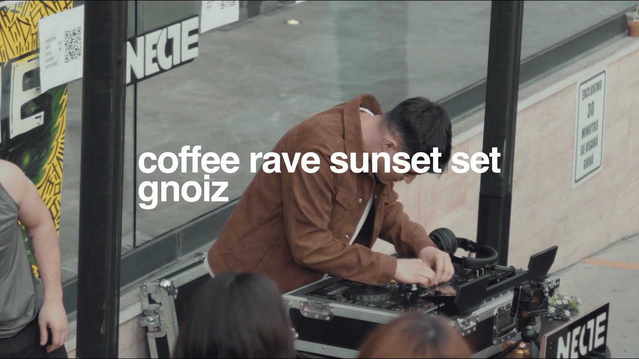 gnoiz - live at coffee rave vol. 2 (sunset set) - YouTube