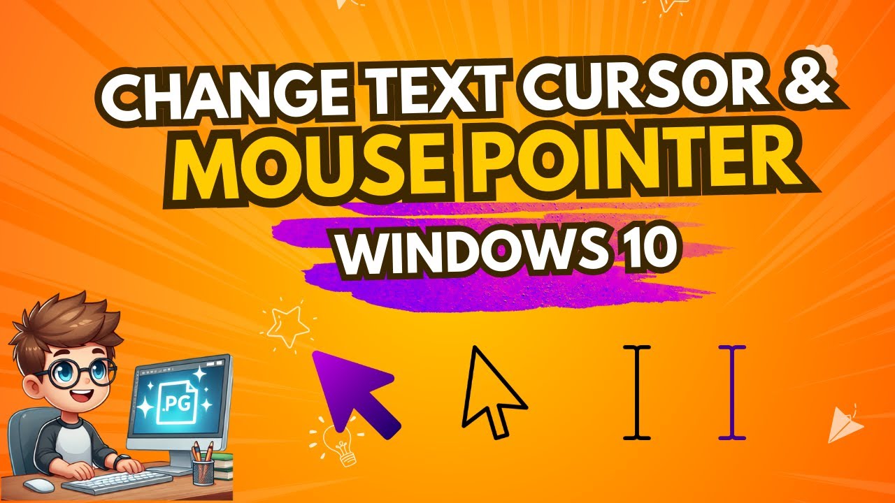 How to Change Mouse Pointer and Cursor Color and Size in Windows 10 ...