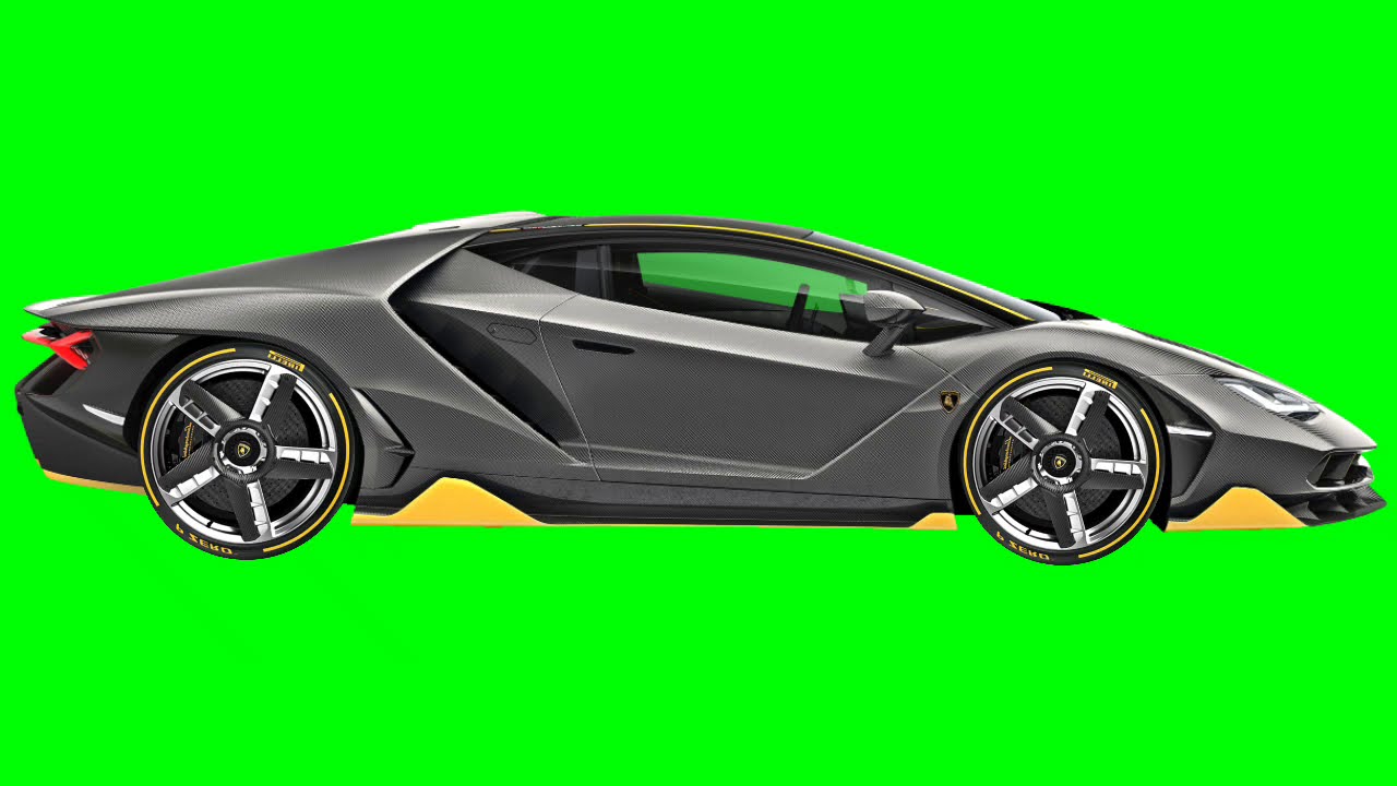 LAMBORGHINI CENTARIO | GREEN SCREEN | ROLLING TYRES - YouTube