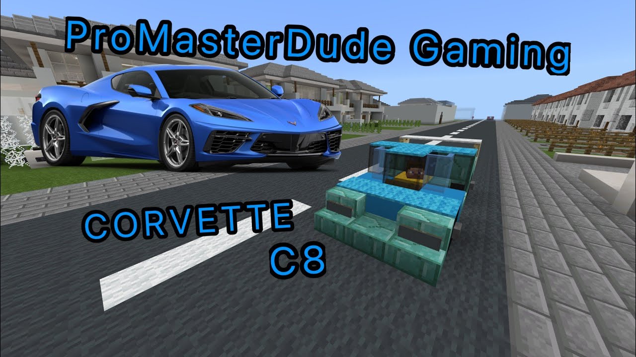 Minecraft Chevrolet Corvette C8 Tutorial - YouTube
