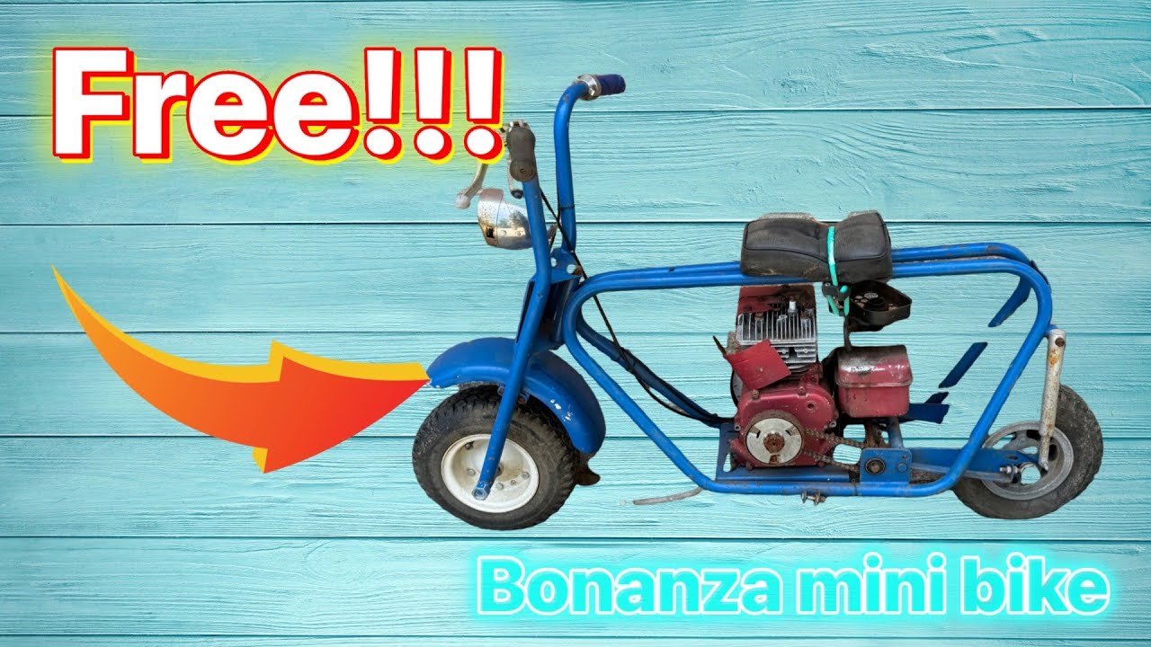 1970s FREE BONANZA Mini Bike- Can we get it to Run?? #bonanza #vintage ...