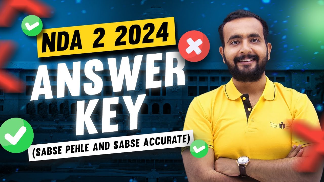 NDA 2 2024 Answer Key || SSB GUIDE TEAM - YouTube
