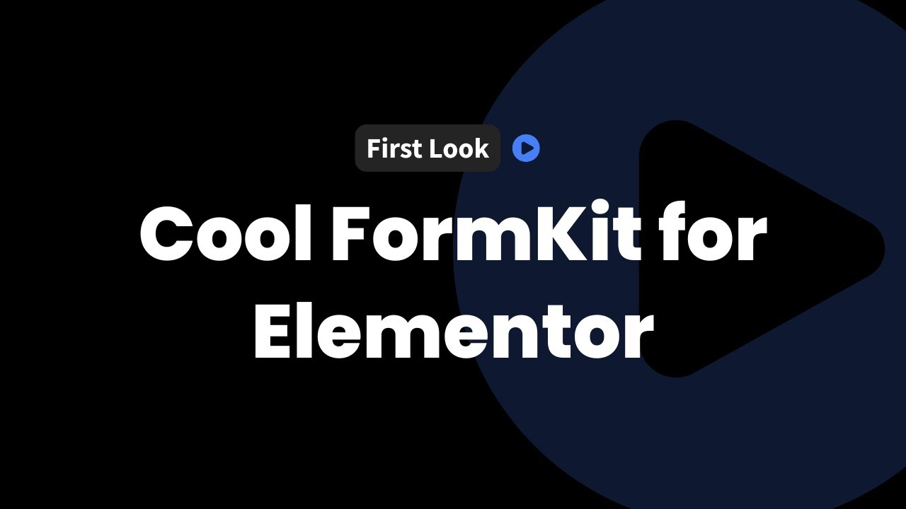 InfluenceWP - First Look - Cool FormKit for Elementor - YouTube