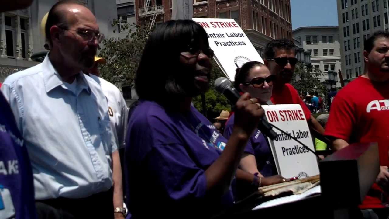 Antonette Bryant, President of ATU 1555 BART Explains the STRIKE - YouTube