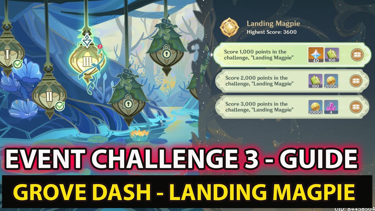 Grove Dash - Landing Magpie - Graven Innocence Event Day 3 | Genshin ...