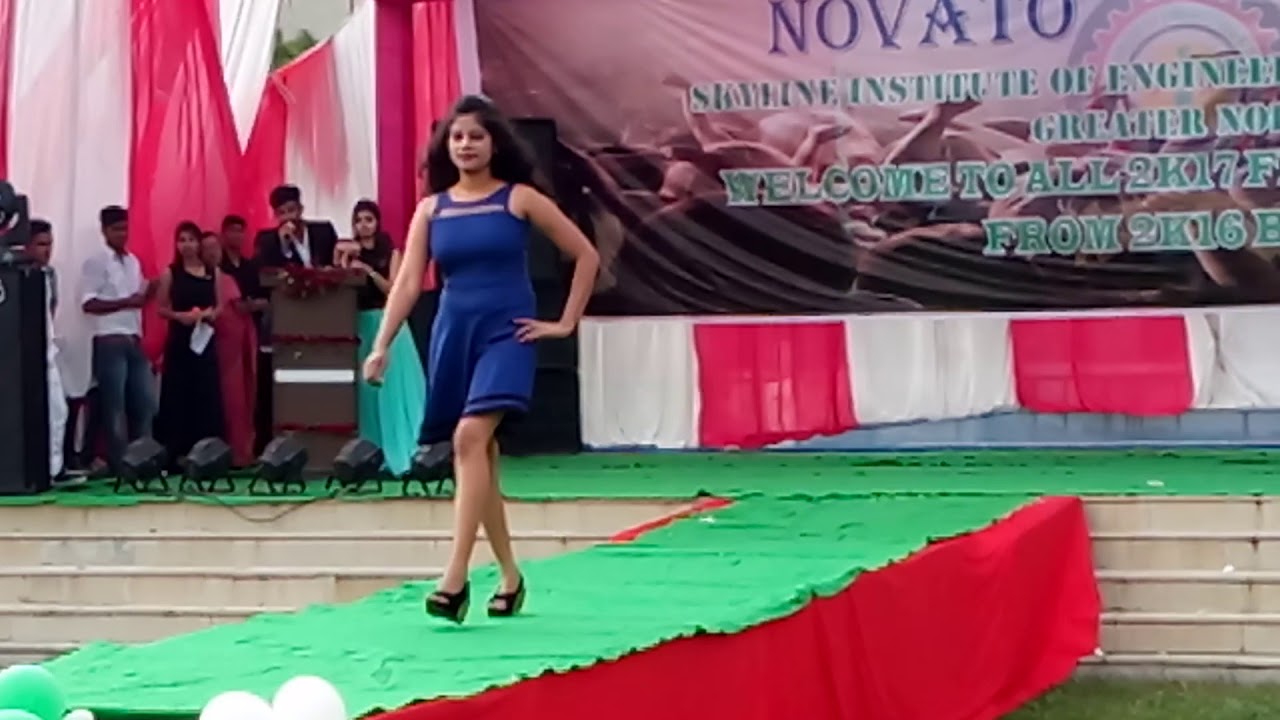 Best Ramp walk in engineering college - YouTube