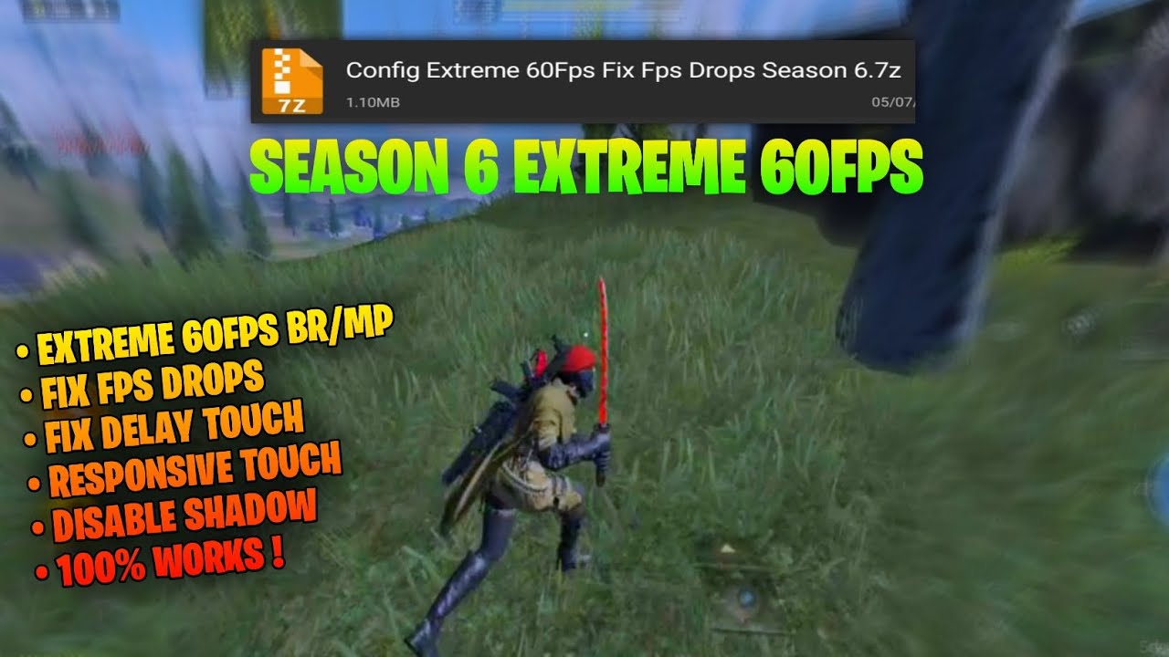 SEASON 6 EXTREME 60FPS CONFIG IN COD MOBILE | FIX FPS DROPS BR/MP | CODM CONFIG SEASON 6 - YouTube