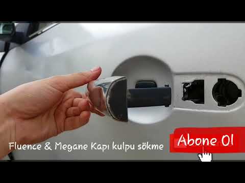 FLUENCE & MEGANE 3 KAPI KULPU NASIL SÖKÜLÜR?  remove the door handle