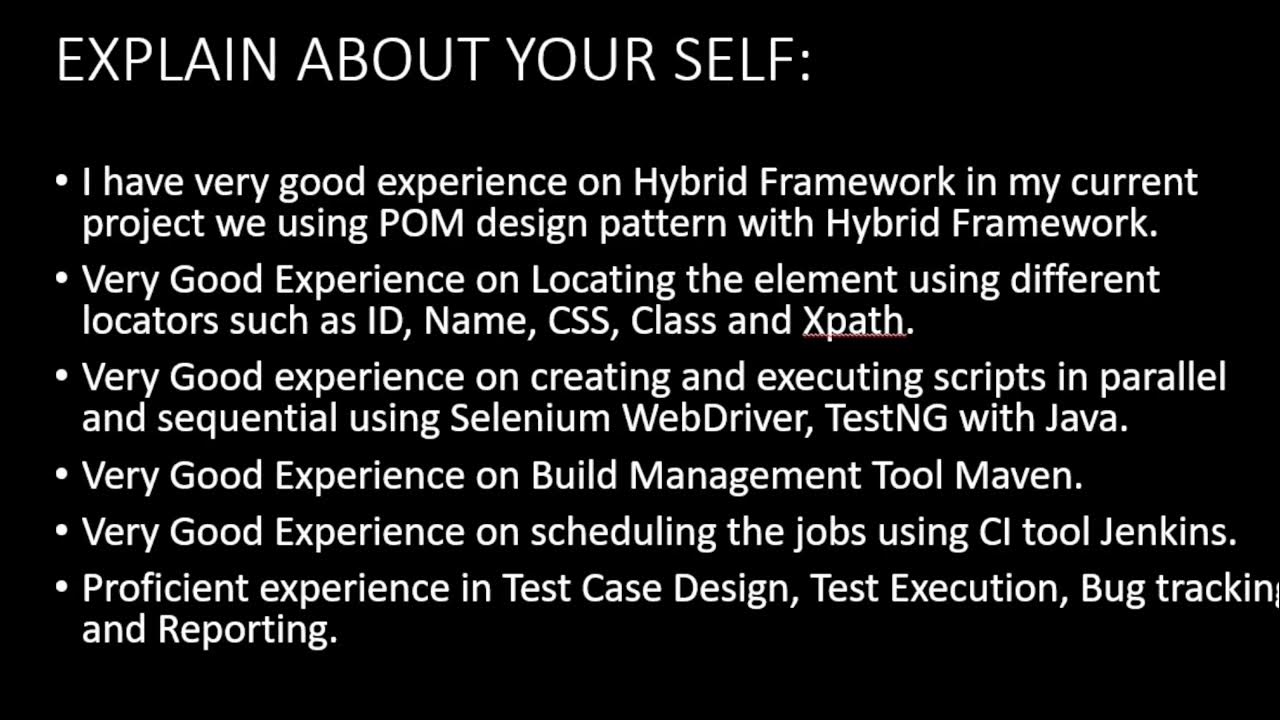 How To Crack Selenium Interview For Experience Candidate Software Testing Interview Useful