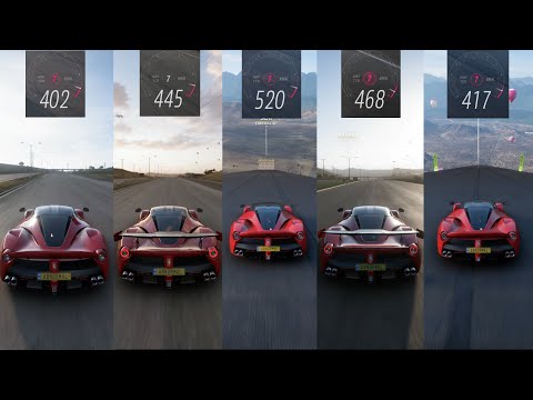 Beautiful Ferrari Laferrari 520 KmH Top Speed Compilations || Forza ...