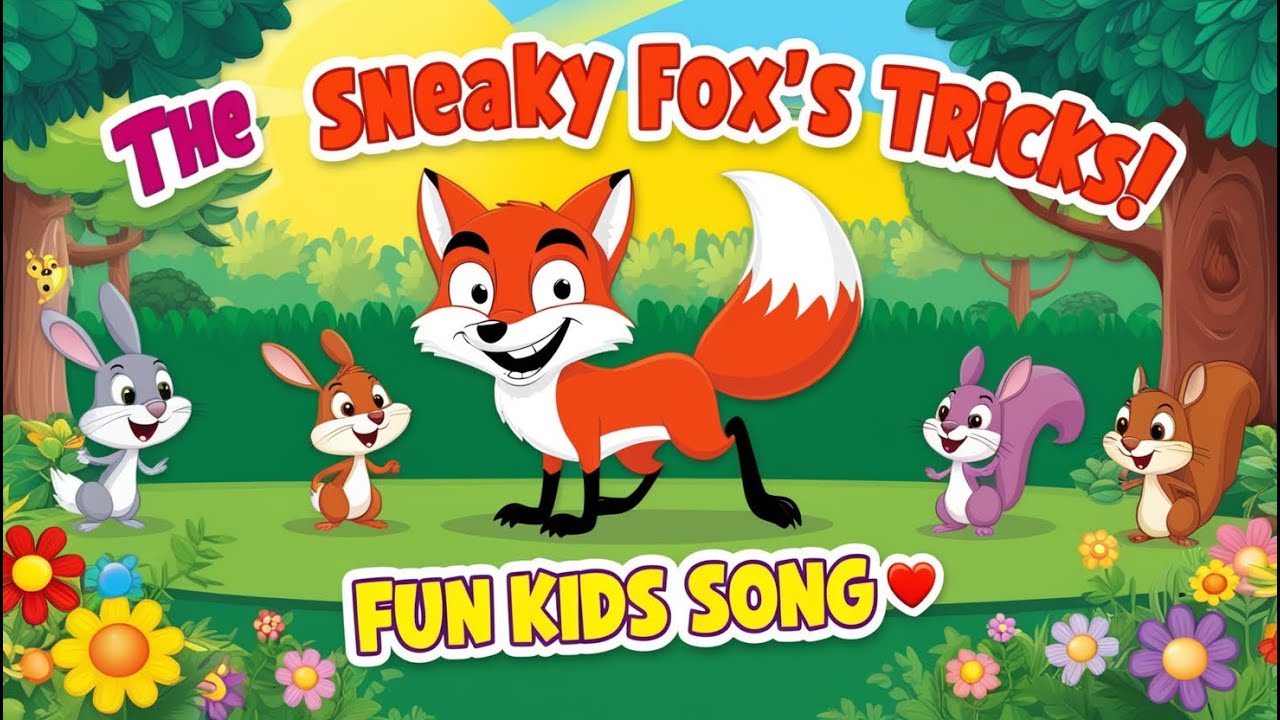 🦊 The Sneaky Fox’s Trickster Tale 🎵 | Fun Kids Song & Rhyme Adventure ...