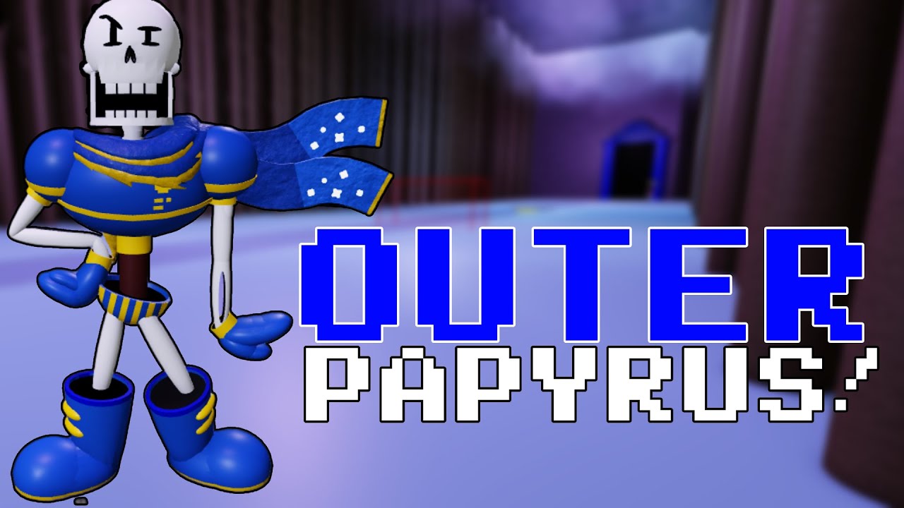 Roblox Undertale last Corridor Gameplay #108 Jogando Com Outer Papyrus ...