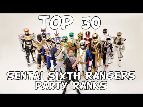 [TokuCenter] Top 30 Sentai Sixth Ranger Theme (Party Ranks) - YouTube